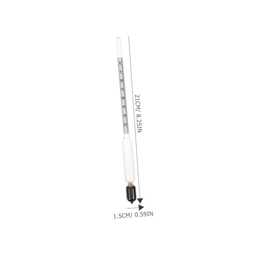 Mobestech Hydrometer Liquid Meter Liquid Measuring Tools Petroleum Meter Mud Making Supplies Liquid Tester for Distilling Supplies Liquidometer Petroleum Making Tool Measure Tool Glass