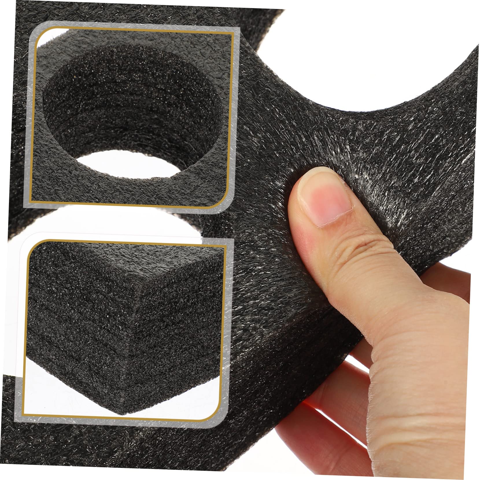 DOITOOL 4 Pcs Pearl Cotton Cup Holder Drink Carrier Holder Couch Drink Holder Multi- Hole Cup Holder Beverage Packing Tools Foam Drink Carrier Takeaway Cup Trays Container Take
