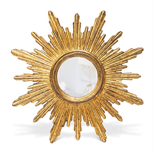 Park Hill Collection EWI16001 Isolde Sunburst Mirror, 25.75-inch Height, Gold, 25.75inchL x 2inchW x 25.75inchH
