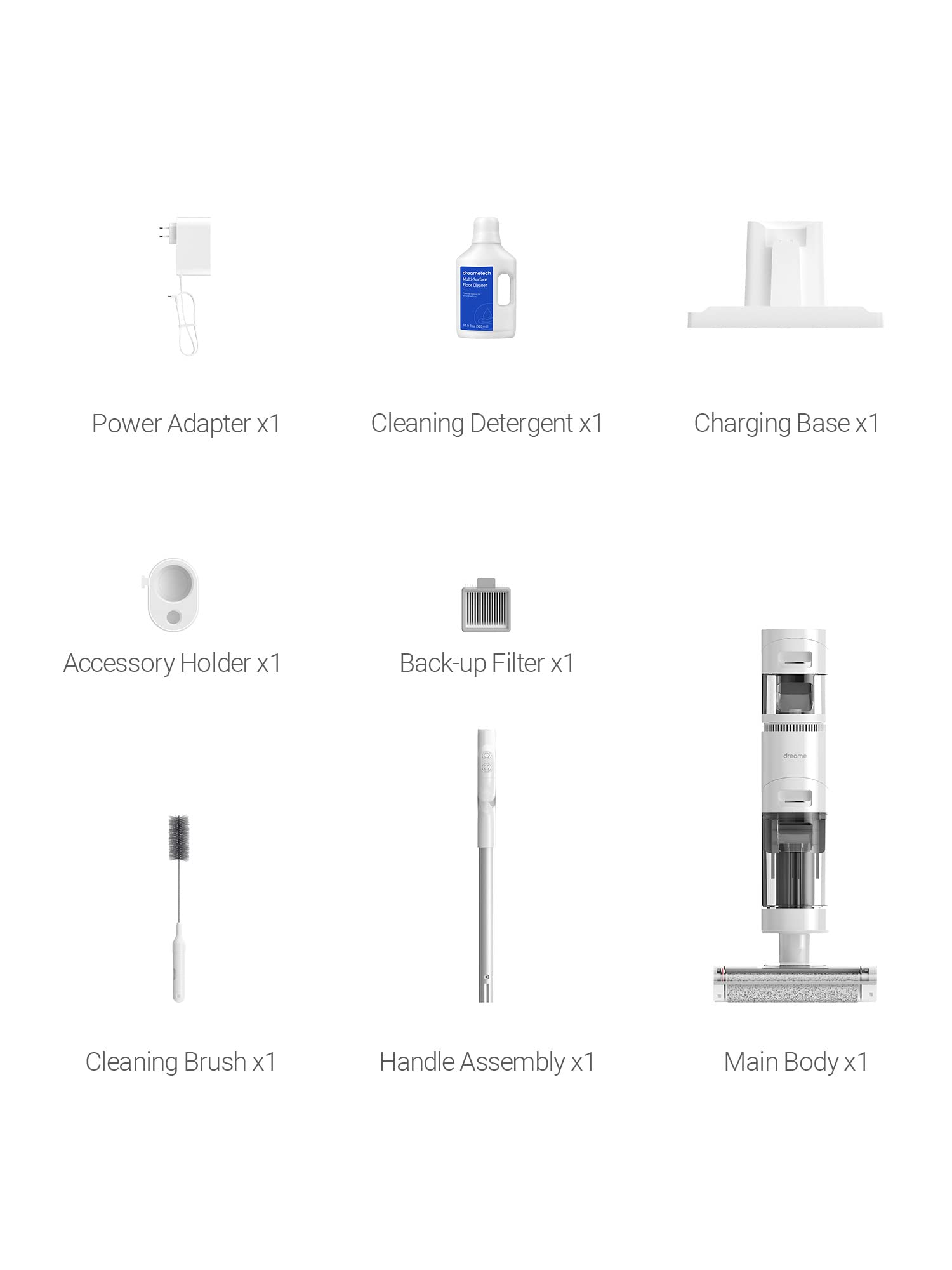 Dreametech H11 Wet Dry Vacuum and Mop, Powerful Hard Floor Cleaner, One-Step Self Cleaning Vacuum Cleaner, Great for Sticky Messes