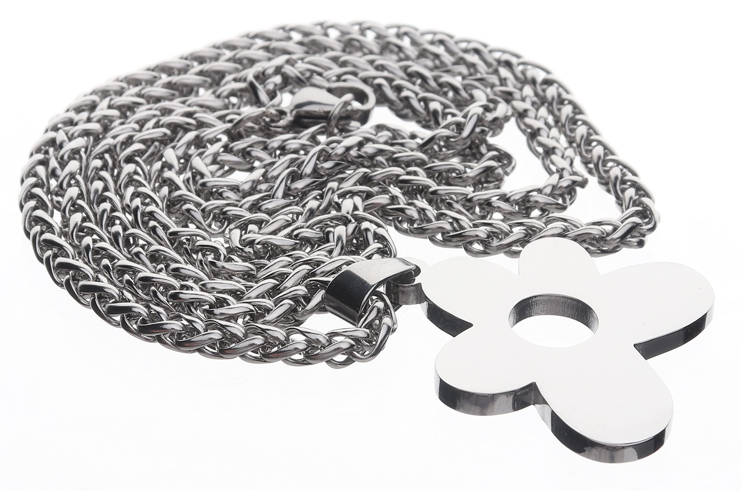 EIGHTEX Flower Hip Hop Pendant Chain Necklace