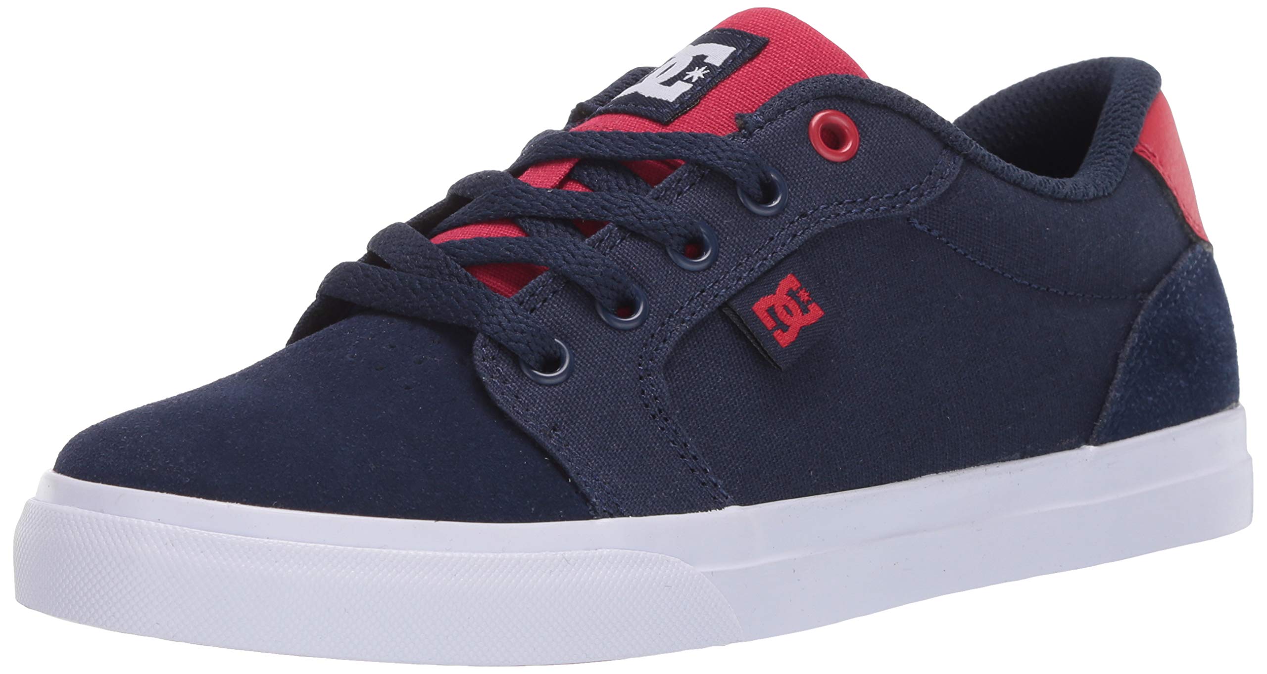 DC boys Anvil Skate Shoe, Black/Camo Print, 6 Big Kid US