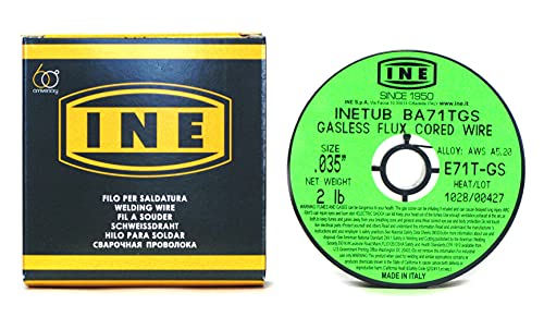 INETUB BA71TGS .035-Inch on 2-Pound Spool Carbon Steel Gasless Flux Cored Welding Wire