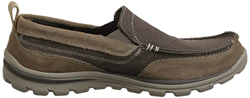 Skechers Men's Superior Milford Loafer, Light Brown, 12 M US