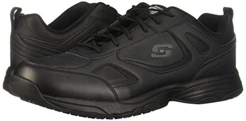 Skechers Men's Dighton Athletic Work Food Service Shoe, Black, 9 Wide