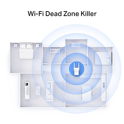 TP-Link - AX3000 Dual-Band Wi-Fi 6 Range Extender (Renewed)