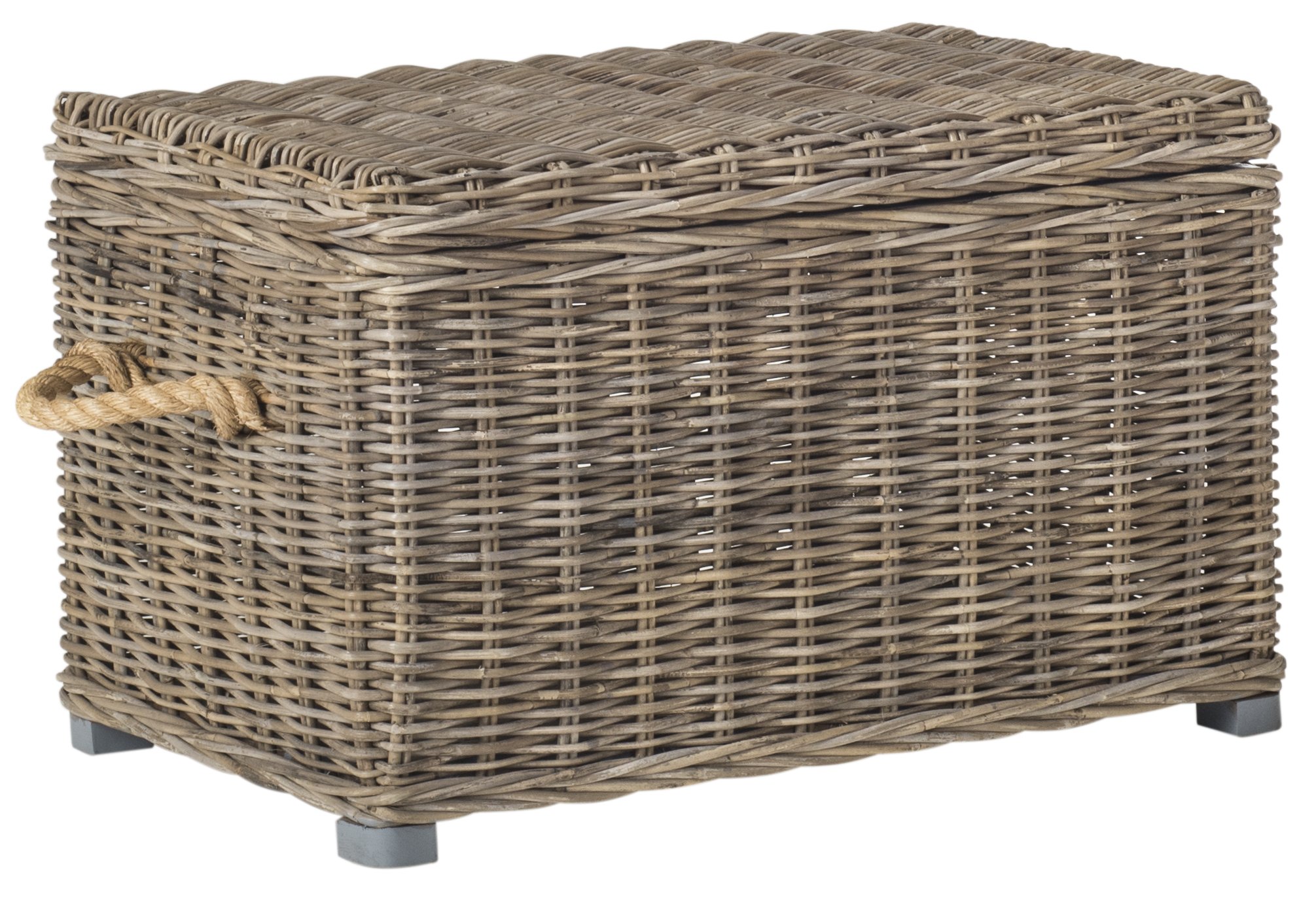 Safavieh Home Collection Salim Grey Rattan Storage Trunk