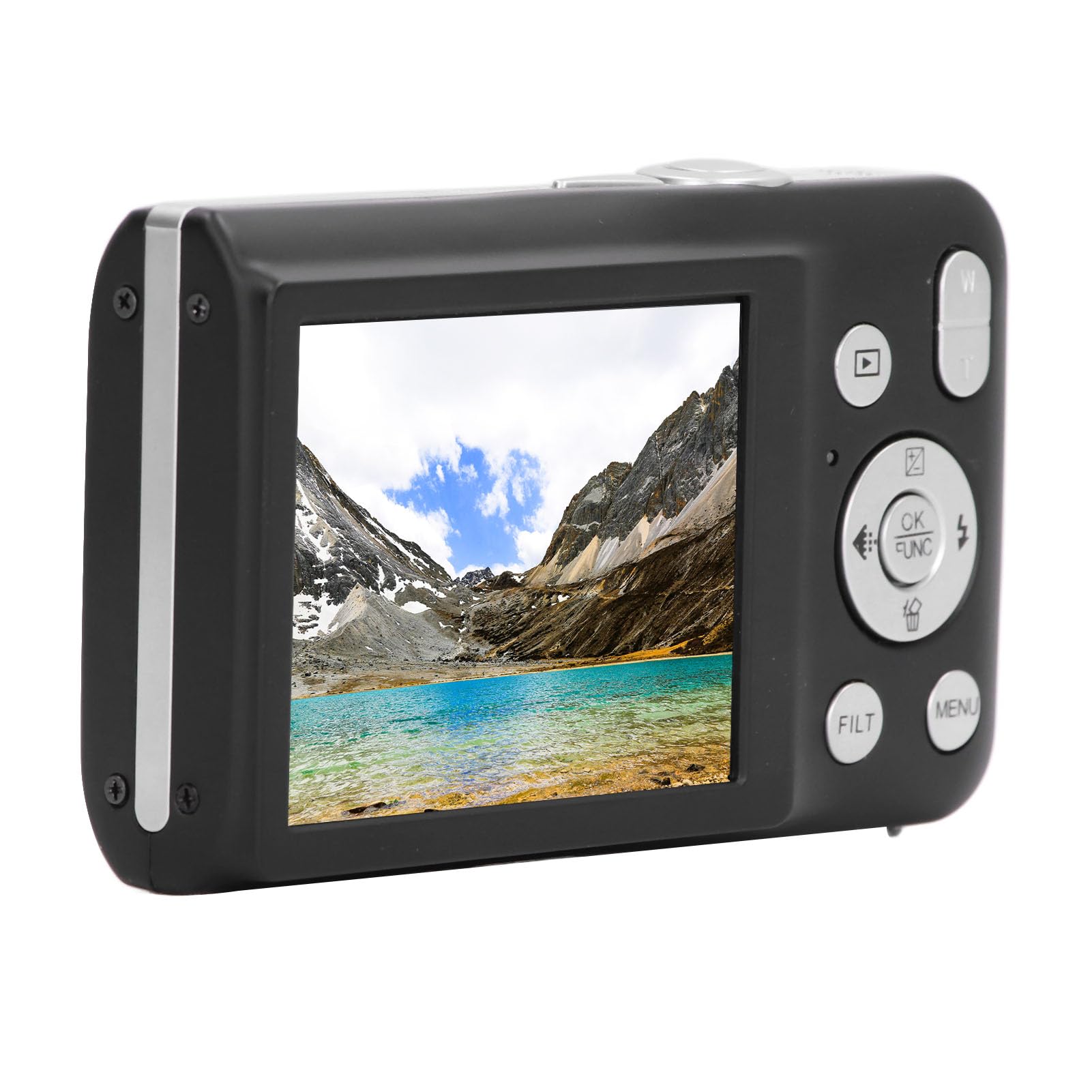 Digital Camera, FHD 8K 68MP Vlogging Camera with 2.7 inch HD Screen, 16X Digital Zoom, Portable Video Camera for Travel, Compact Point and Shoot Camera for Student, Beginner