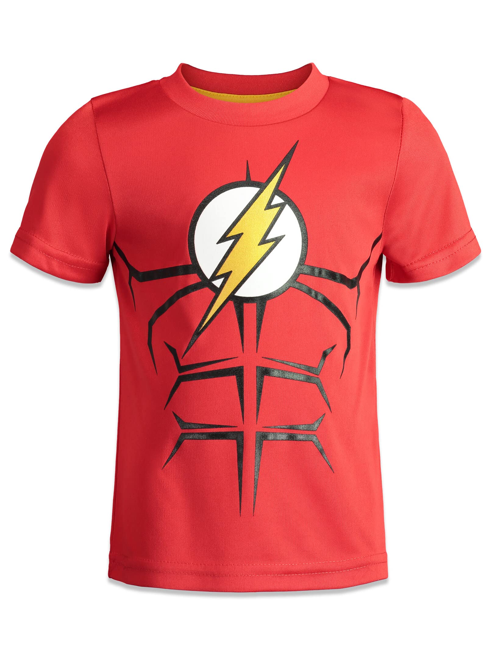 DC Comics Justice League Batman Little Boys Graphic T-Shirt Mesh Shorts Set Batman Dark Grey 5