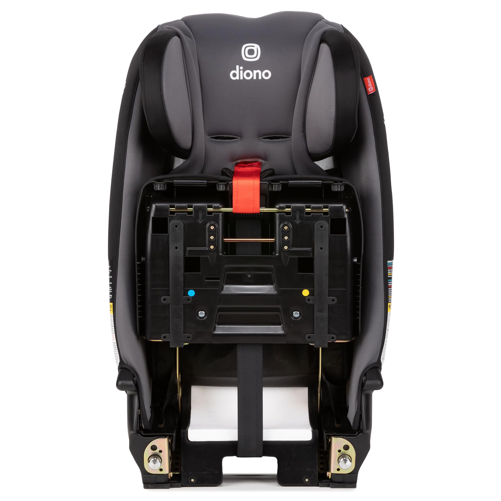 Diono Radian 3RXT Special Edition Slim Fit 3 Across All-in-One Convertible Car Seat, Rear-Facing, Forward-Facing and High-Back Booster, Gray Pebble