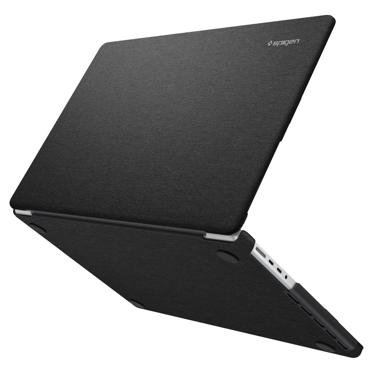 Spigen Urban Fit Designed for MacBook Pro 14 inch Case M4/Pro/Max (2024) M3/M2/M1/Pro/Max (2023-2021) A3112 A3185 A3401 A2918 A2992 A2779 A2442 Premium Knit Fabric Case - Black