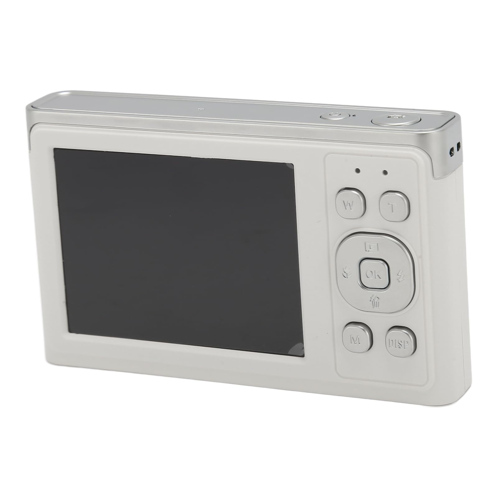Digital Camera, 2.88 Inches IPS 4K Video Output 16X Zoom Digital Zoom Camera 50 MP for Travel (White)