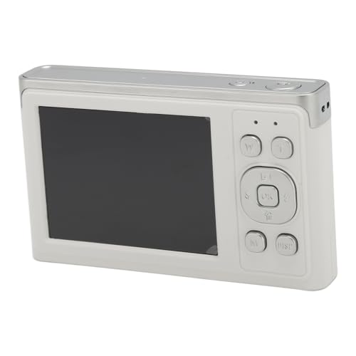 Digital Camera, 16X Zoom 2.88 Inch IPS 4K Video Output Digital Zoom Camera for Travel (White)