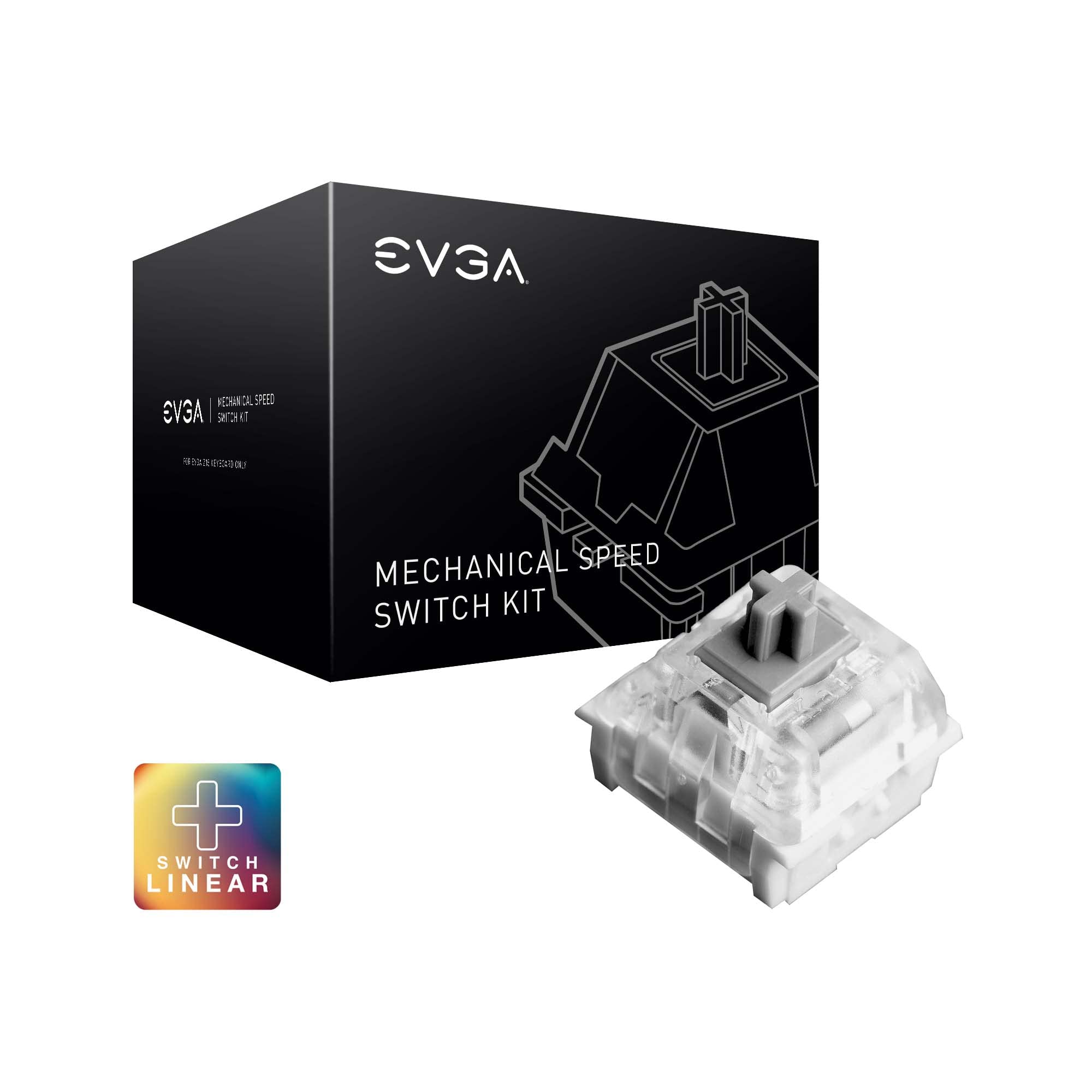EVGA Kailh Speed Silver (Linear) Mechanical Switch Kit (110pcs) Z15 Gaming Keyboard