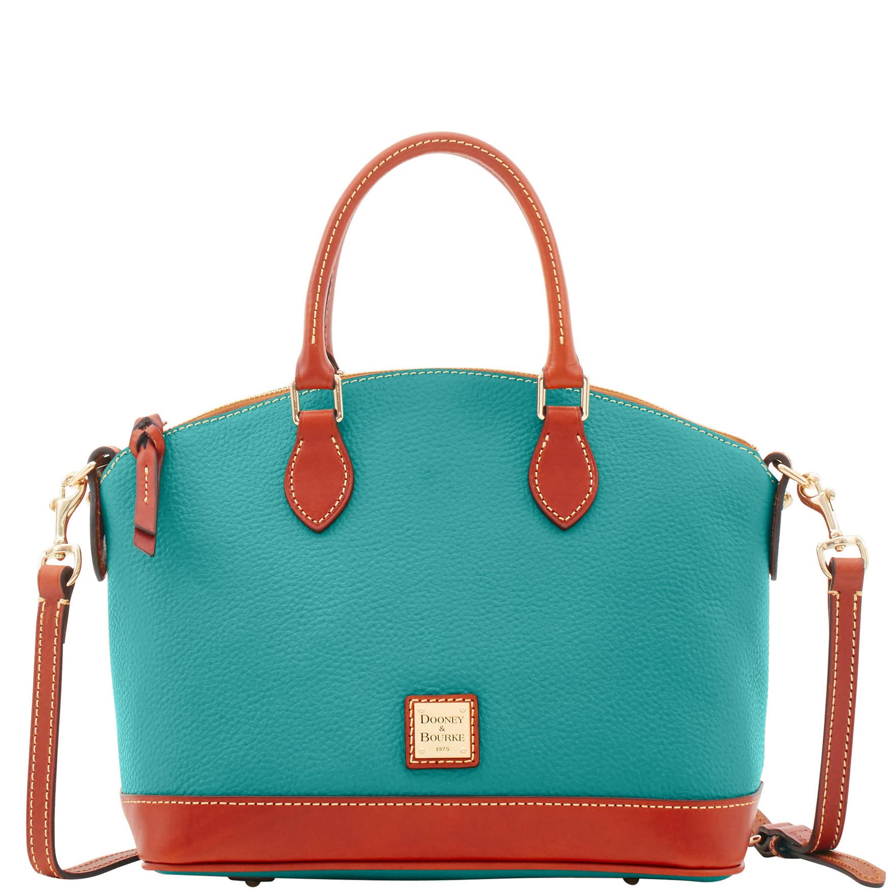 Dooney & Bourke Handbag, Pebble Grain Darcy Satchel - Spearmint