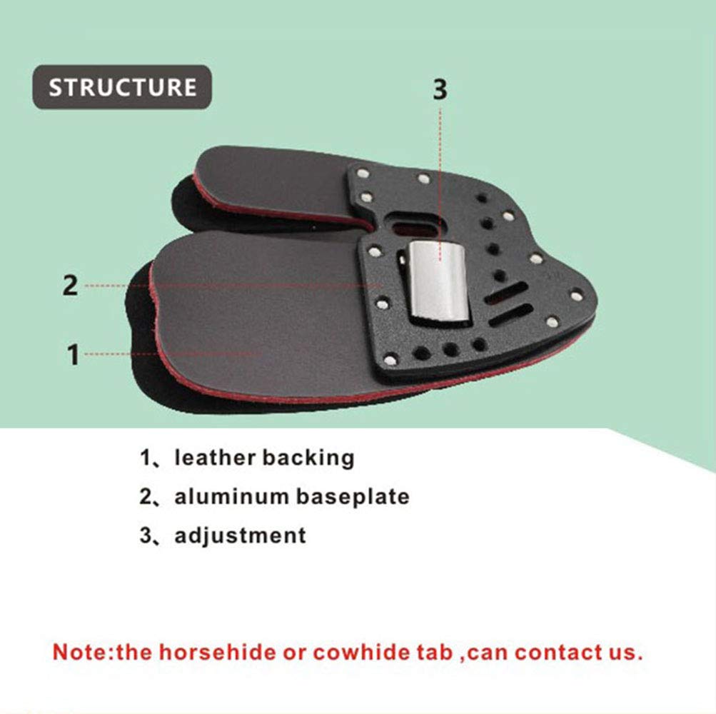 DECUT Left Hand Archery Finger Tab HOCKII Archery Finger Guard Protection Pad Glove Tab for Bow Finger Protector Arrow Accessory
