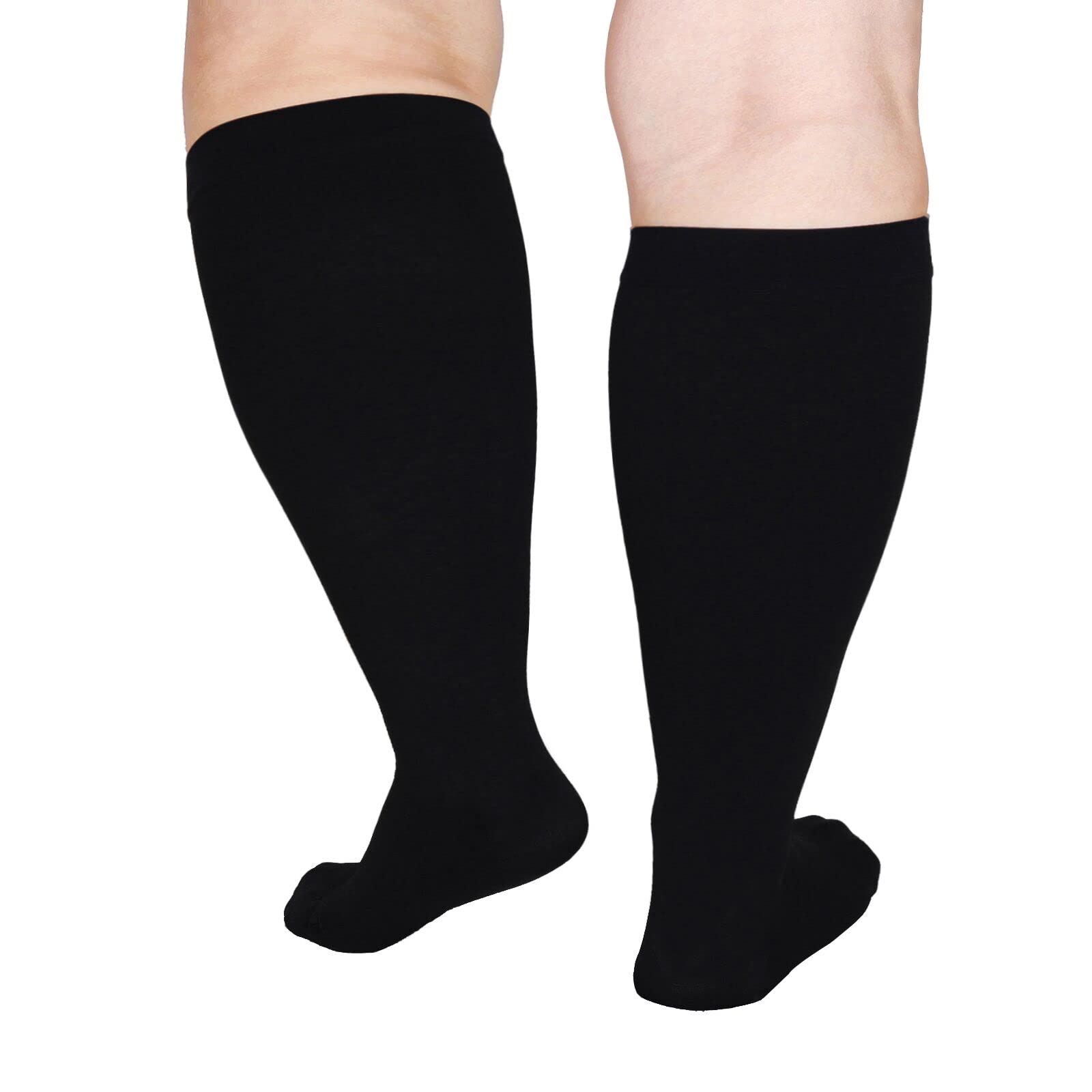 Compression Socks For Women Men,Plus Size Compression Socks Men Women,Wide Calf Compression Stockings Support Socks,Extra Large 20-30 mmhg Thigh High Knee Socks Up to 7XL.Compression Socks