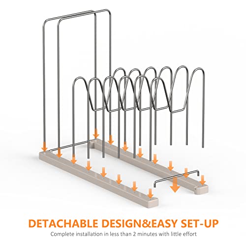 Peekia Reusable Bag Drying Rack,Silicone Bag Drying Rack,Gallon Bag Drying Rack,Drying Rack for Cups,Bottles,Pan Lid&Cutting Board Organizer