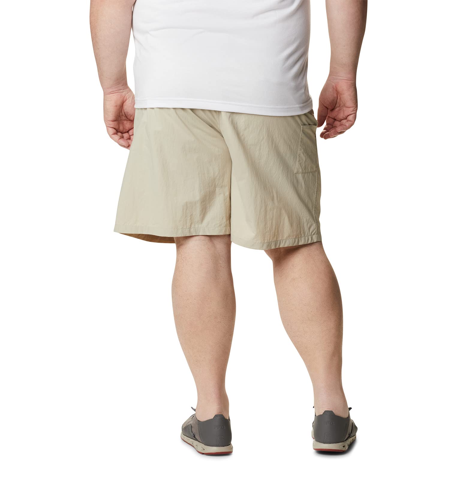 Columbia Men's Backcast III Water Short, Sun Protection and Quick Drying, Medium x 6" Inseam Fossil