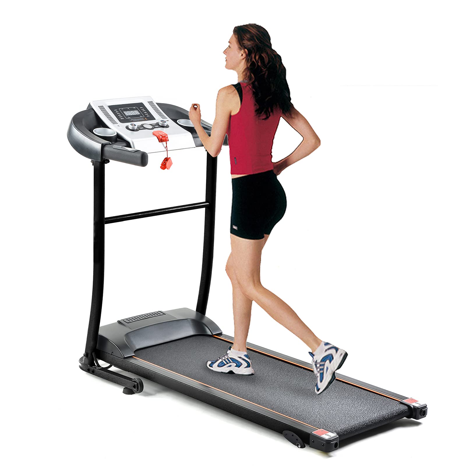 Electric Walking Treadmill Bike Folding Treadmill Indoor Walking Treadmill Treadmill with Auto Incline for Home & Office & Gym