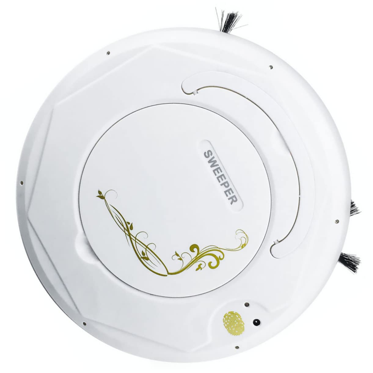 CRAFTHROU Sweeping Robot Home Robot Cleaner Vacuum mop Robot Carpet Robot Vacuum Robot Vacuum mop pet Hair mop Robotic Vacuum Cleaner Automatic Vacuum Cleaner vac mop White Plastic USB Floor