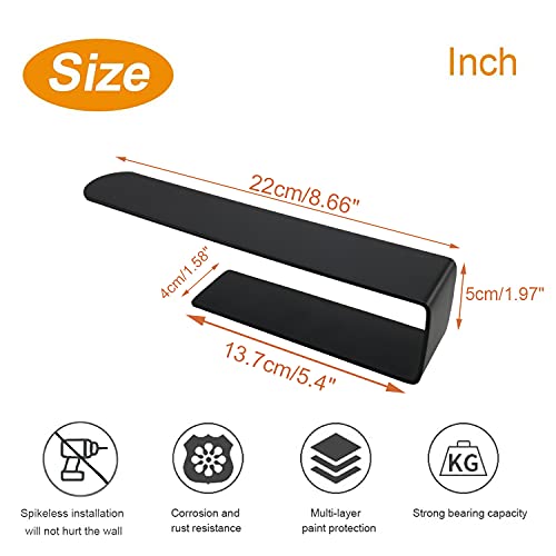 TocTen Hand Towel Bar/Towel Ring, No Drilling Stick on Wall Hand Towel Holder, SUS 304 Stainless Steel Hand Towel Rod, Strong Self Adhesive Hand Towel Hanger/Rack for Bathroom Kitchen