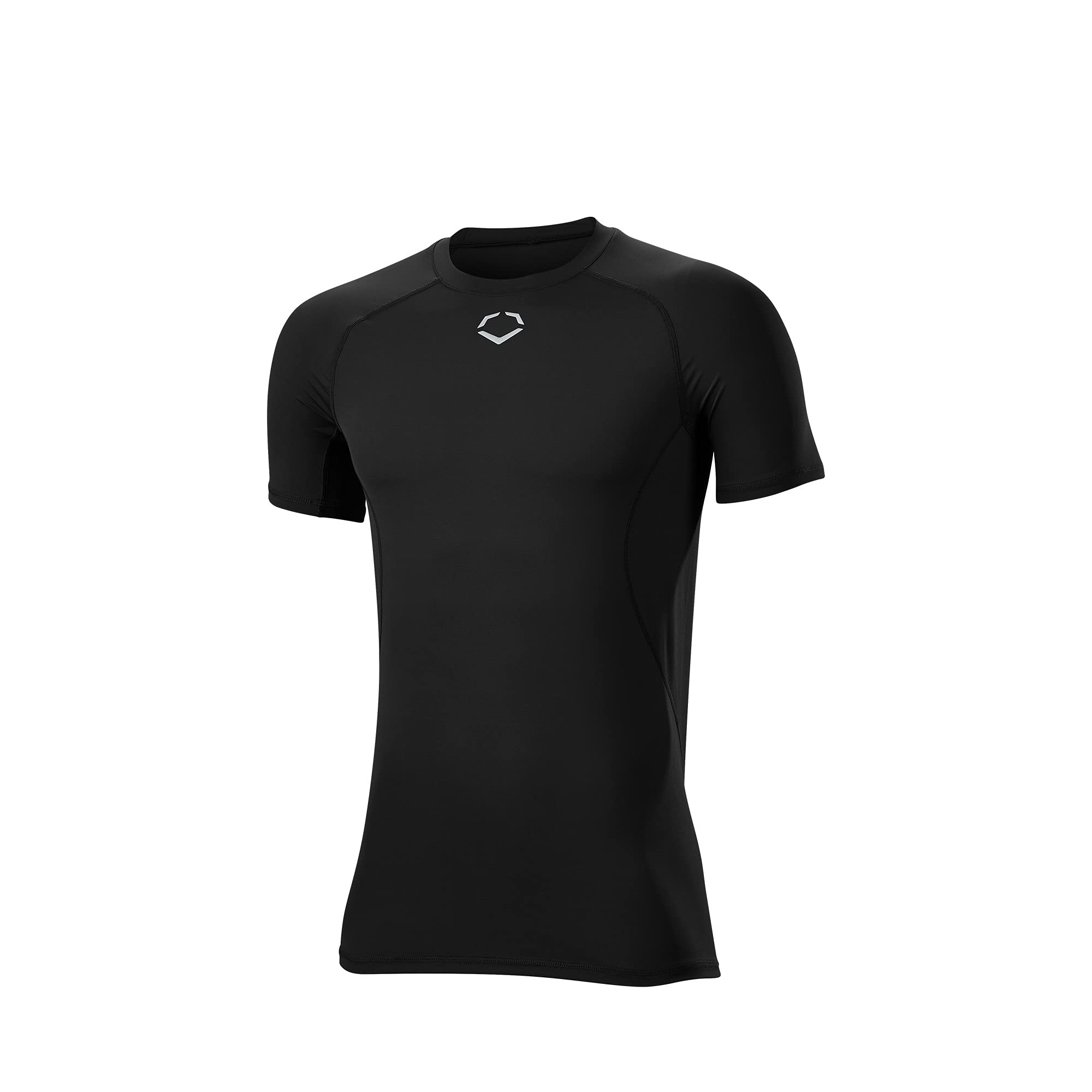 EvoShield Men's Short Sleeve, Grey/Scarlet, 2X-Large