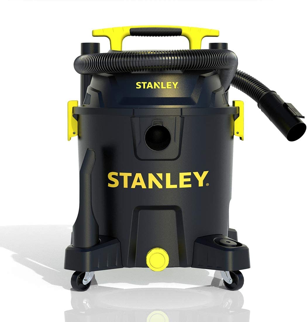 Stanley SL18701P-10A Wet/Dry Vacuum,10 Gallon Shop Vacuum, 6.0 Peak HP Wet/Dry Vac with Blower Function, 1-7/8" Hose, Black