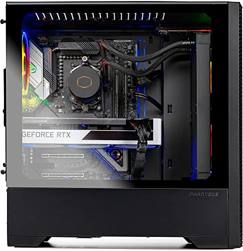 Skytech Gaming Blaze 3.0 Gaming PC Desktop – INTEL Core i7 11700F 2.5 GHz, RTX 3060 Ti, 1TB NVME SSD, 16G DDR4 3200, 600W GOLD PSU, AC Wi-Fi, Windows 10 Home 64-bit,Black