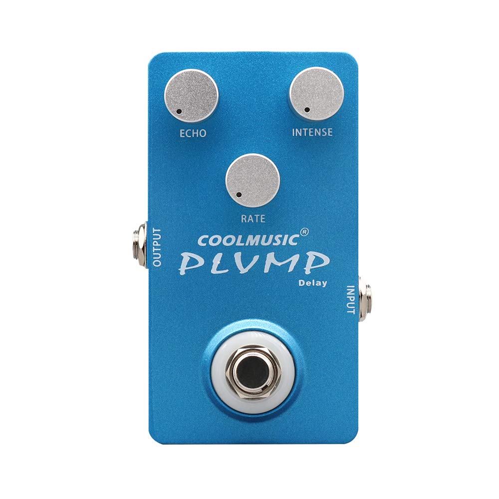 Coolmusic C-DE01 Guitar Delay Pedal Bass Delay Effect Pedal