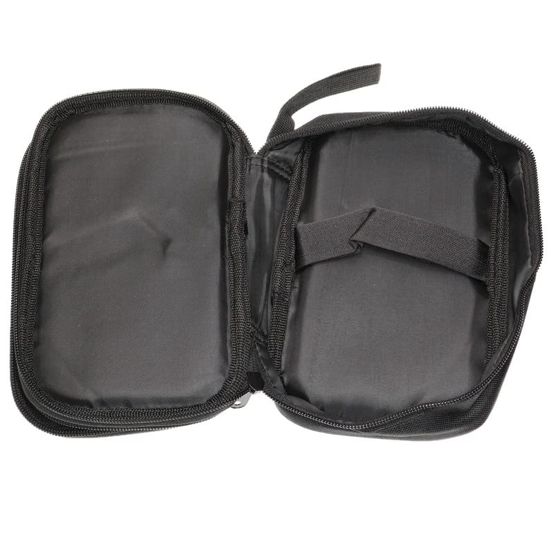 Double Pocket Carrying Case/Bag for Multimeters Fits Fluke UNI-T Others 002762 Automation247