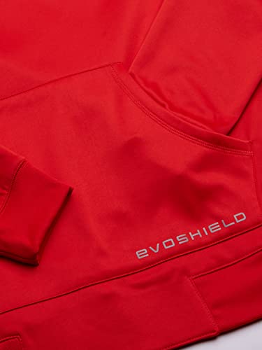 EvoShield Adult and Youth Pro Team Fleece Baseball Sweatshirt - Scarlet, Medium