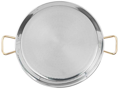Garcima 22-Inch Stainless Steel Paella Pan, 55cm