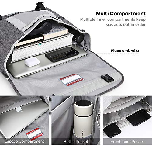 OIWAS Messenger Bag for Women - Canvas 15.6 Inch Laptop Satchel Computer Briefcase Mens Crossbody Bag