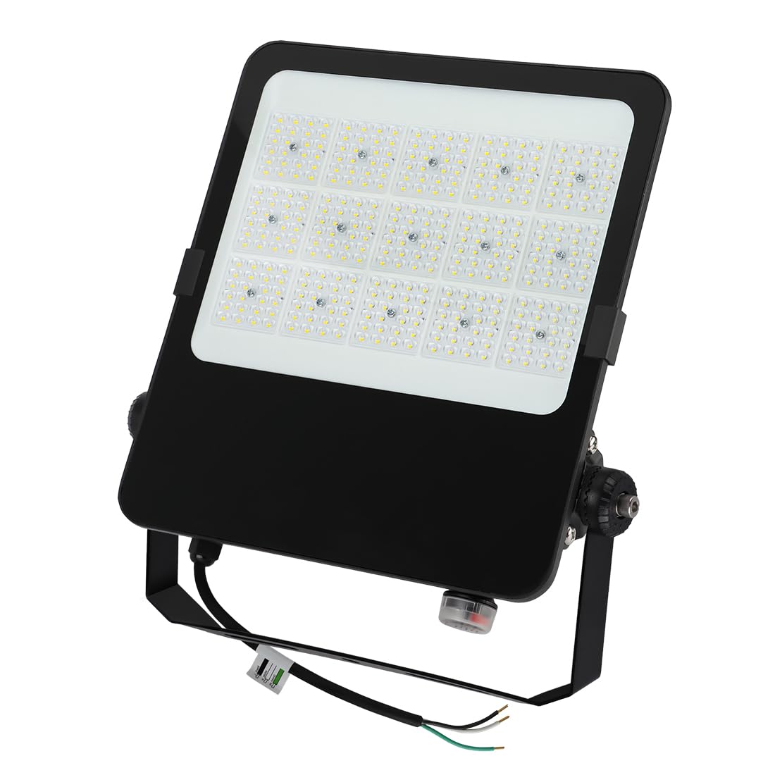 Kadision LED Flood Light with 4 Selectable Wattage 200W/150W/100W/75W, Dusk-to-Dawn Photocell, 26000lm 5000K 100-277V IP66 Waterproof Trunnion Mount Outdoor Parking Lot Lights, ETL Listed