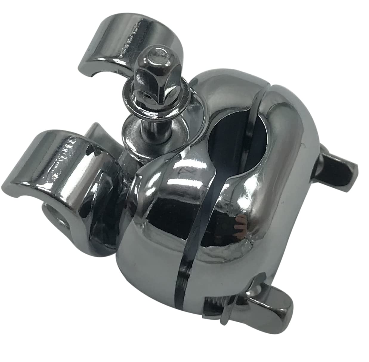 Cowbell Mount Bracket - Tom Hoop Clamp for Cowbell, Jam Block, Tambourine, Splash Cymbal