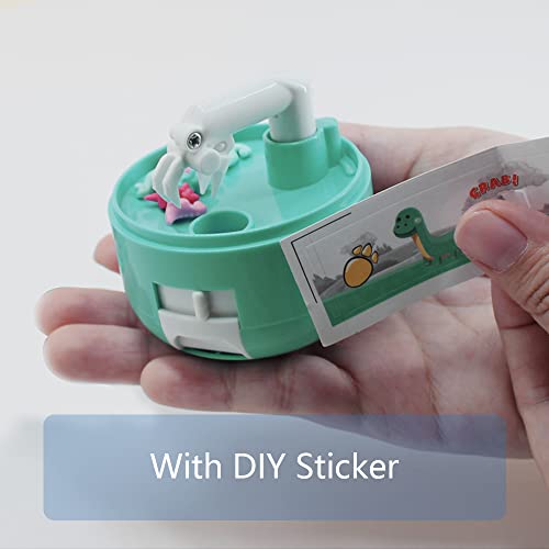 Mini Claw Machine Toys for Kids & Adults with Mini Dinosaur Figures Claw Machine Prizes, Mini Stuff Things that Actually Work, Mini Arcade Game Miniature Novelty Toys for 3+ Year Old Boys & Girls