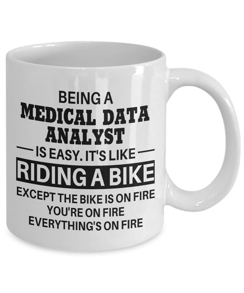 Medical data analyst gift, medical data analyst mug, new medical data analyst, best medical data analyst, funny medical data analyst gift 11 Oz White Mug