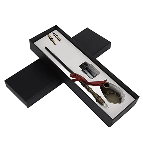 VADUMA Handcrafted Calligraphy Pen Set Fountain Dip Pen Vintage Pen Set English Calligraphy Pen Set Pens Set for Beginners