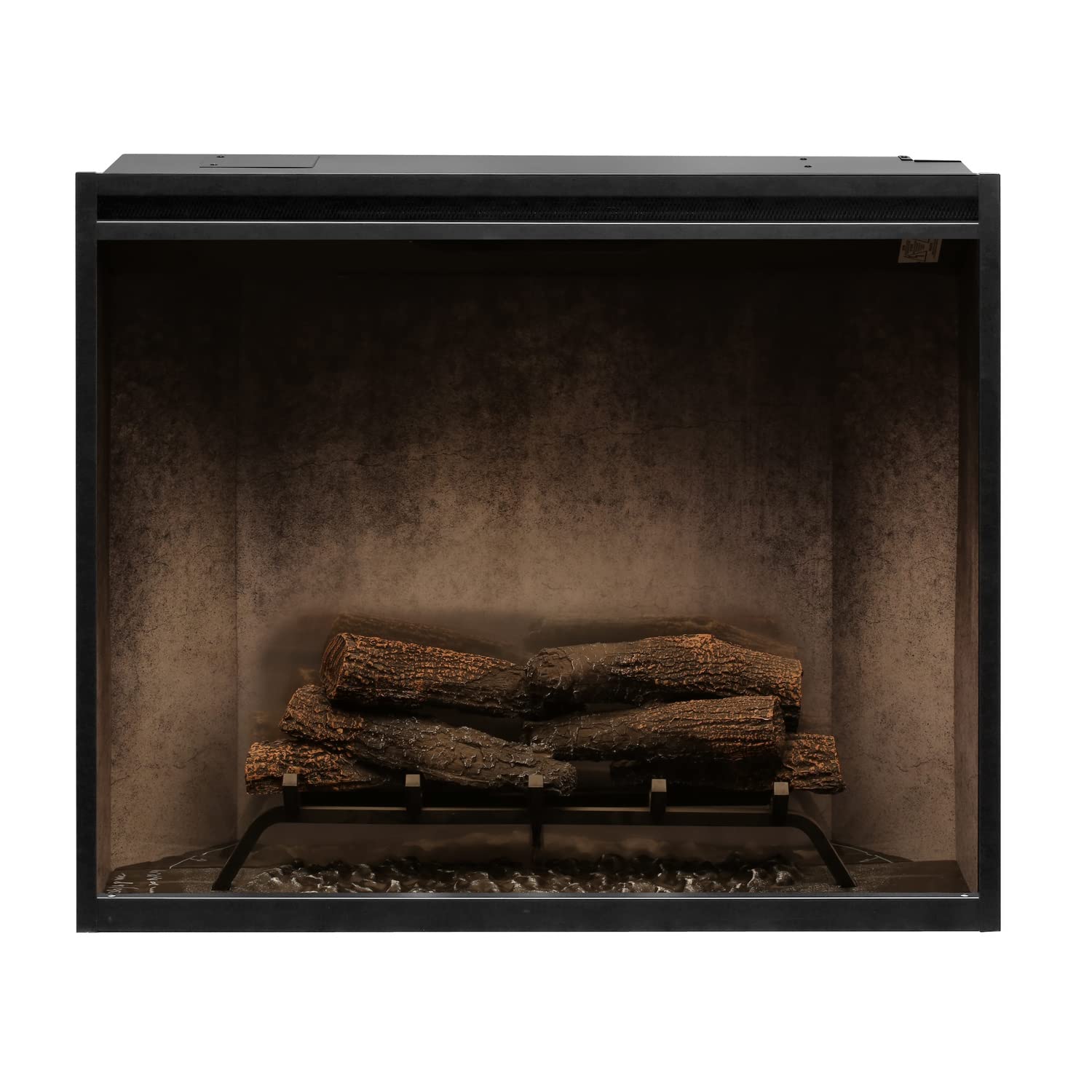 Dimplex RevillusionĀ® 36" Portrait Built-In Firebox (Model: RBF36PWC), 4400/6745/8794 BTU, 120/208/240 Volt, 1300/1975/2575 Watt, Weathered Concrete