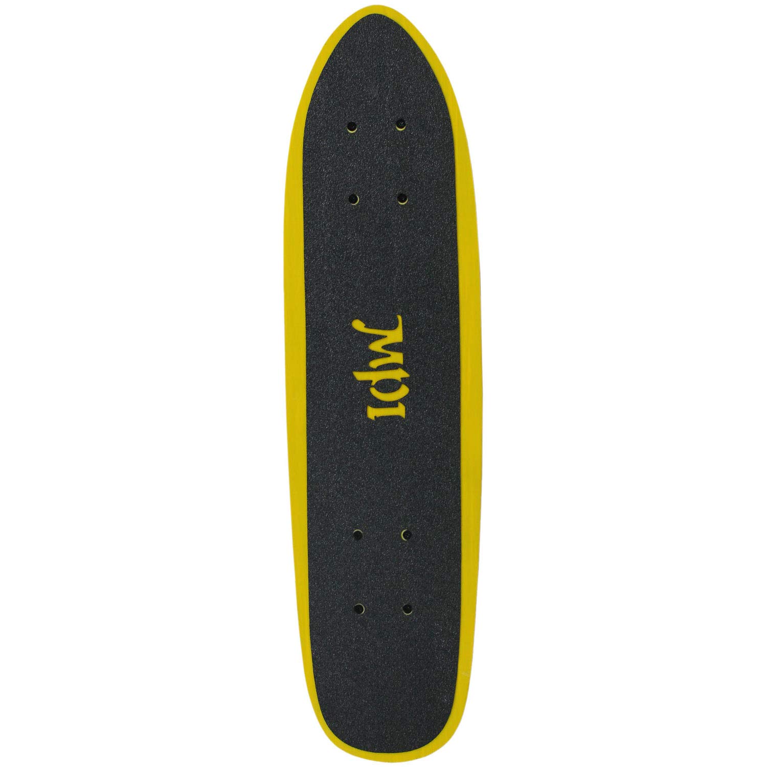 Complete Vintage Skateboard MPI NOS Fiberglass Green/Yellow 6.75" x 25.25"