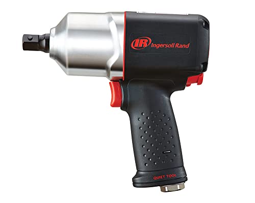Ingersoll Rand 2135QXPA 1/2" Drive Air Impact Wrench, Quiet Technology, 1,100 ft-lbs Powerful Nut Busting Torque, Lightweight, Black