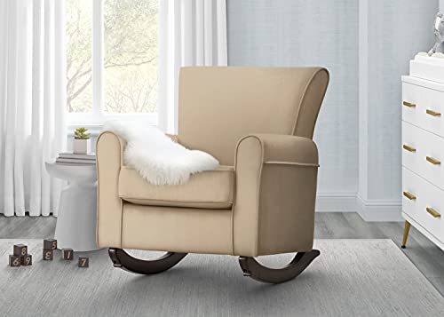 Delta Children Lancaster Rocking Chair Featuring Live Smart Fabric, Sisal