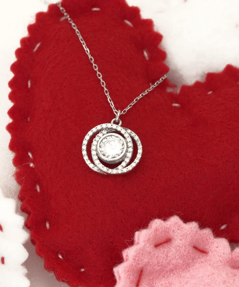 First Communion Gift, Holy Trinity Blessing, Christian Necklaces for Women, Confirmation Gift, Sterling Silver Christian Jewelry, Three Circle Necklace, Easter Present