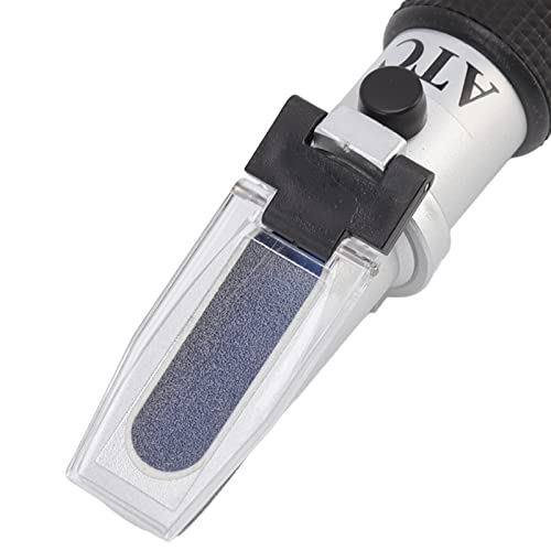 GLOGLOW Portable Refractometer, Clear Reading Accurate Data Salinity Refractometer for Seawater
