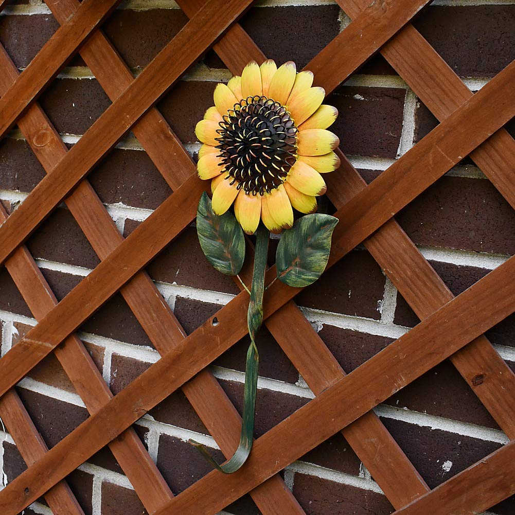New Metal Rustic Sunflower Home Hook Great Home & Kitchen Keys, Towel, Coats, Accessories Hooks Decor,Sunflower Wall Mounted Key Holders