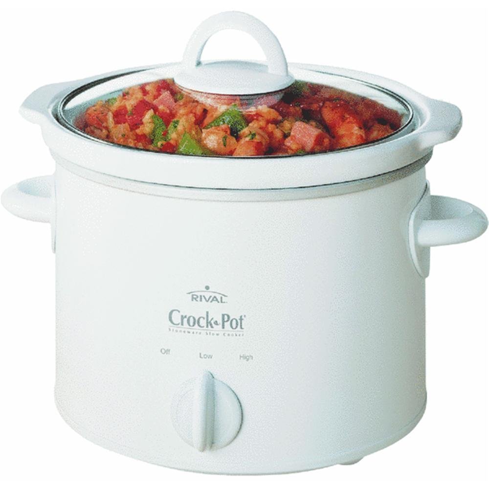 Crock-Pot 50301-W 3-Quart Slow Cooker, White