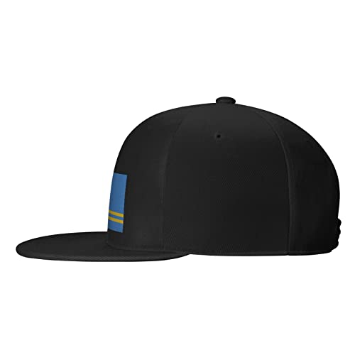 Flag of Aruba Hat Adult Adjustable Baseball Cap Trucker Hats Black