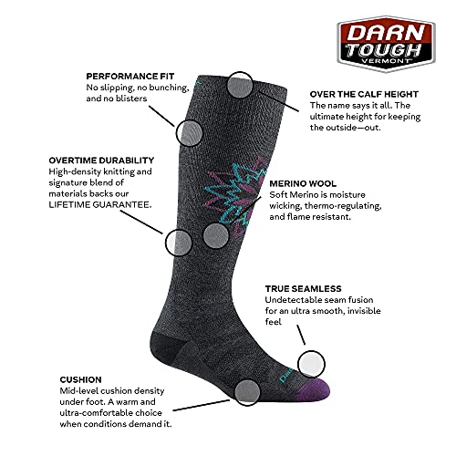 Darn Tough Vermont Sacred OTC Midweight with Cushion Charcoal LG (US 10-11.5)