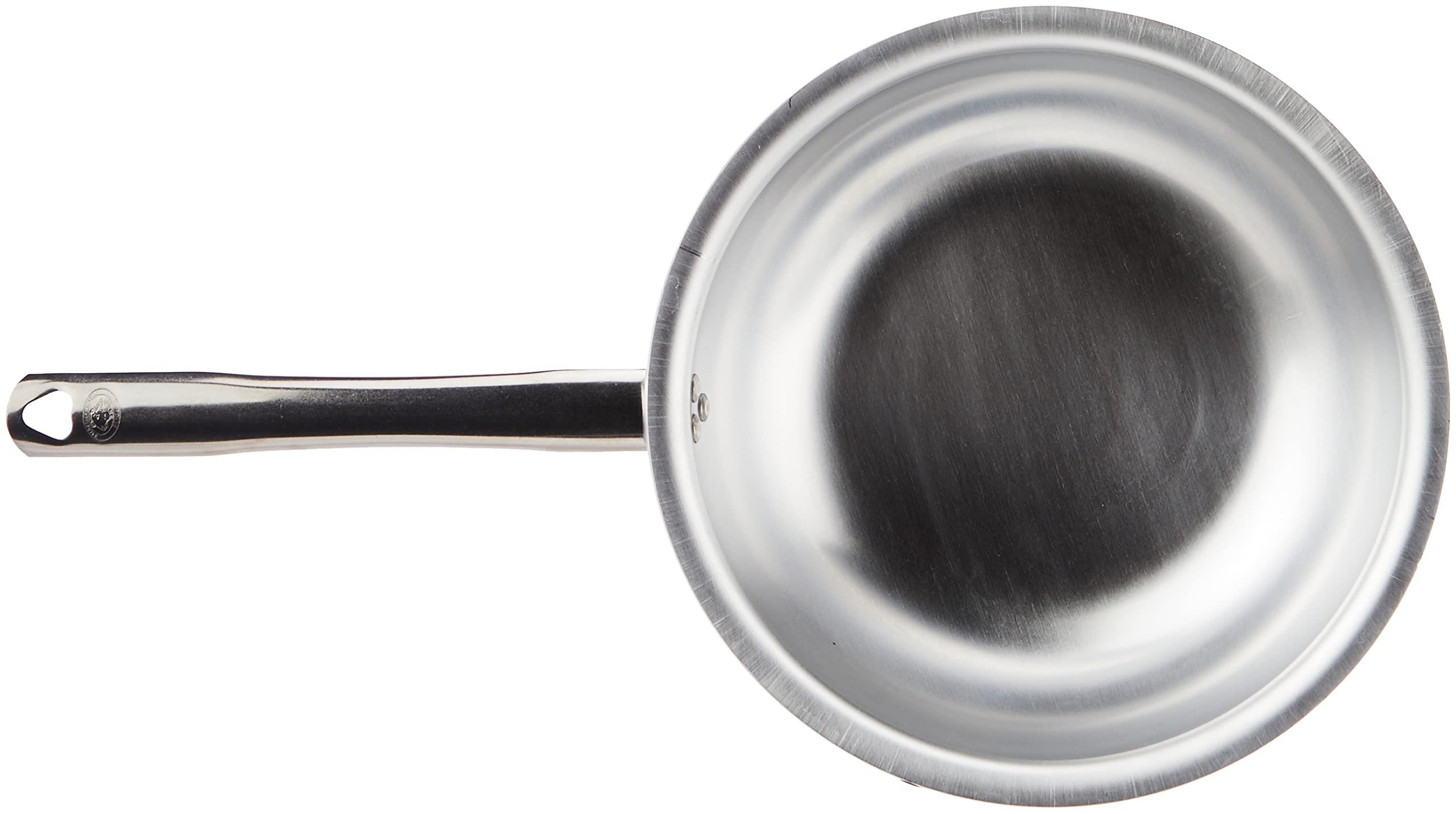 Pentole Agnelli Professional Aluminum Line Mantecare Frying Pan 5 mm Radiant, 28 cm, Silver